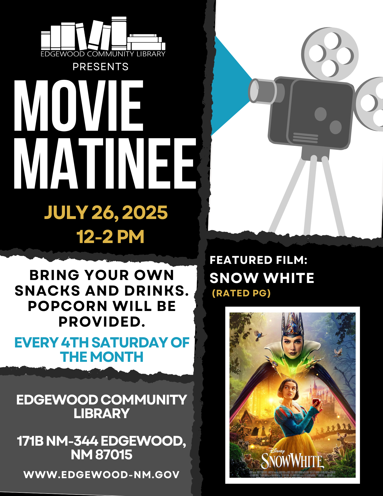 Movie Matinee | Edgewood, New Mexico